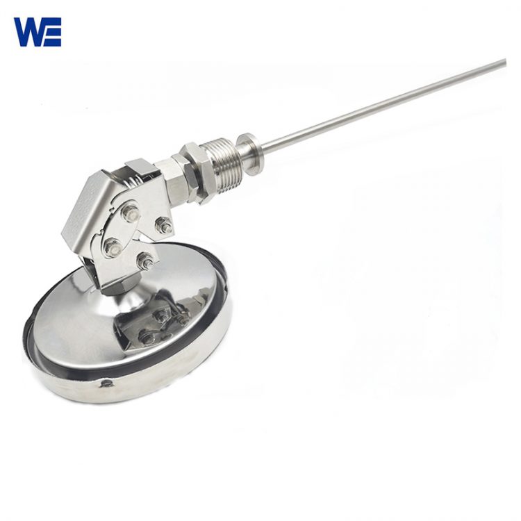 bimetal dial thermometer, bimetal temperature gauge, stainless steel ...