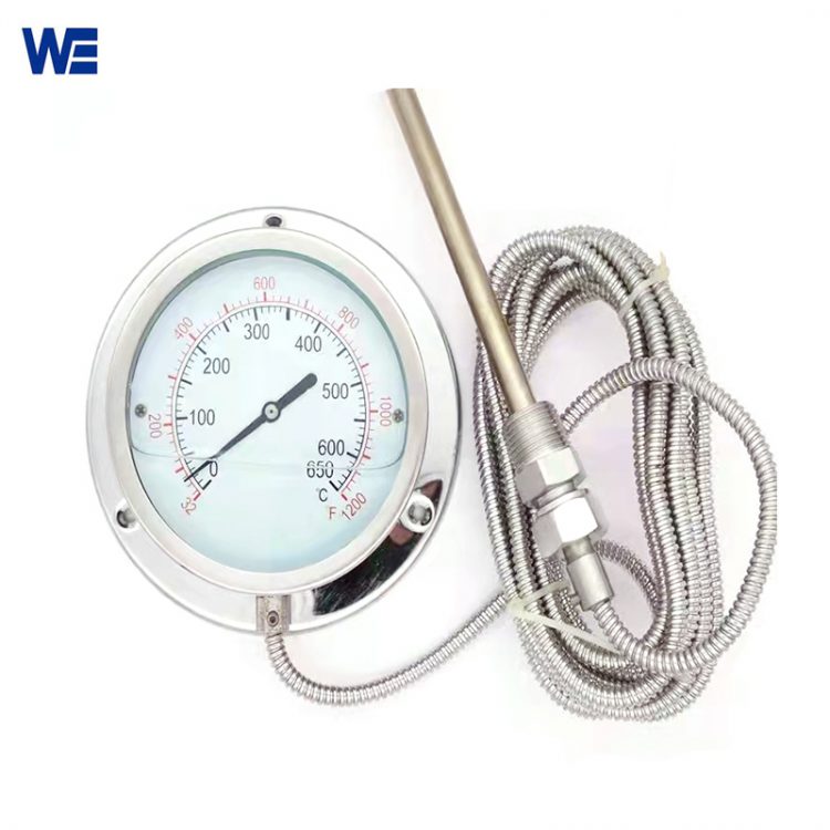 remote expansion thermometer, gas-actuated thermometer, thermometal gauge