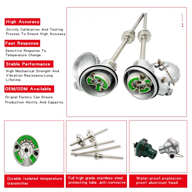 RTD thermocouple transmitter, integrated temperature transmitter ...