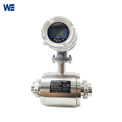 Hygienic flow meter, Electro-magnetic Flow Meter, tri-clamp flow meter